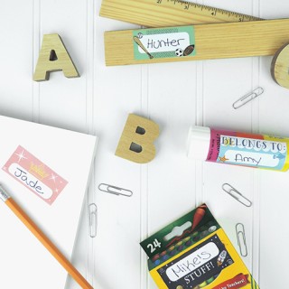 You’ll crush on: free printable back to school labels - Crafted for you