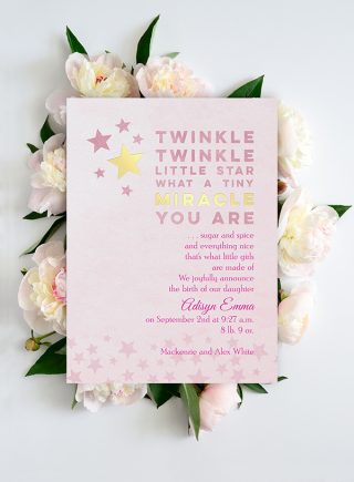 We’re loving: super cute baby announcements - Crafted for you