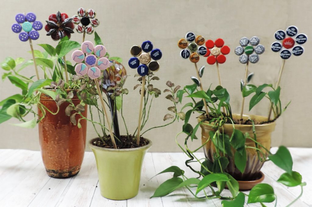 We're Crushing On: Bottle Cap Flowers | Crafted for you