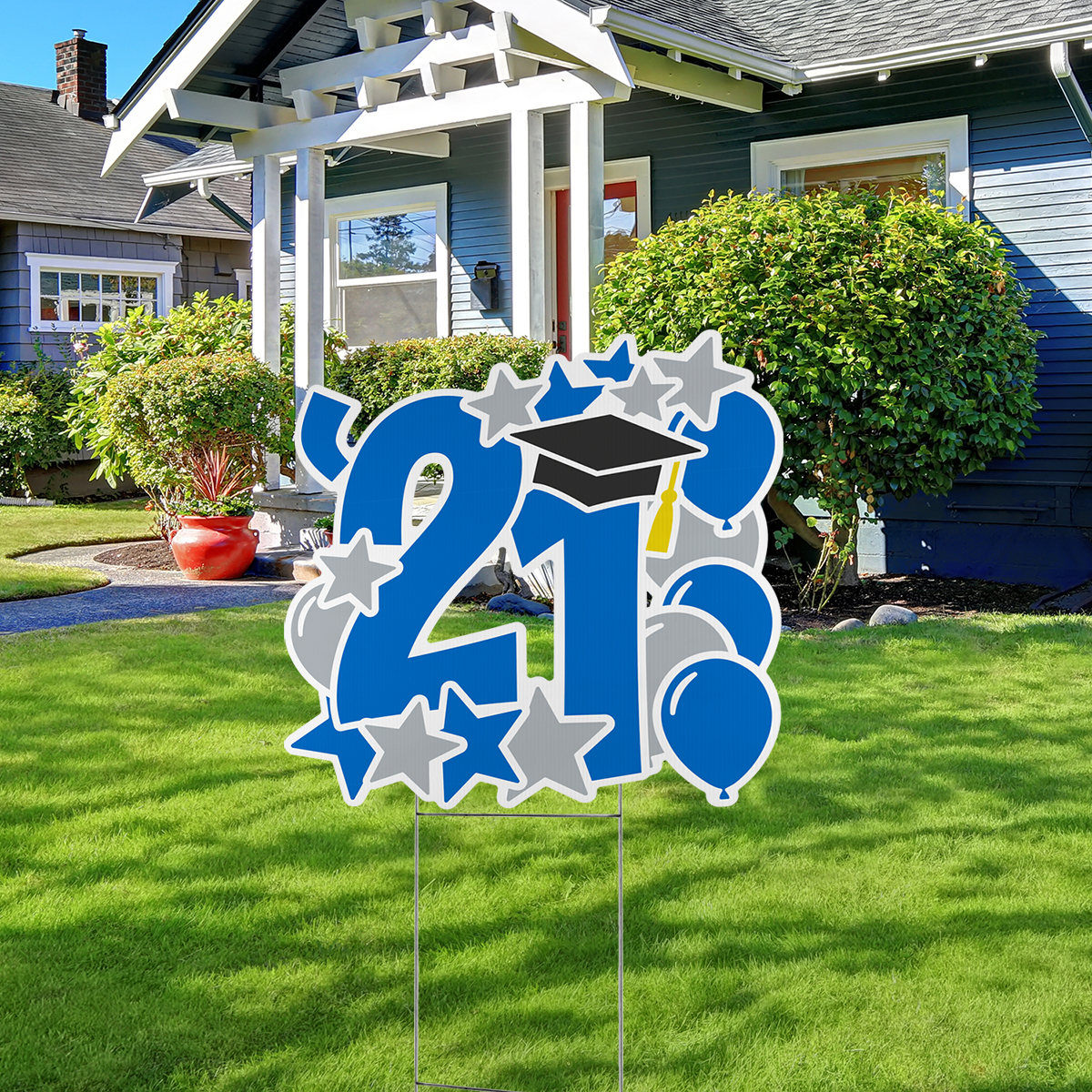 New! Shaped Graduation Yard Signs - Crafted for you