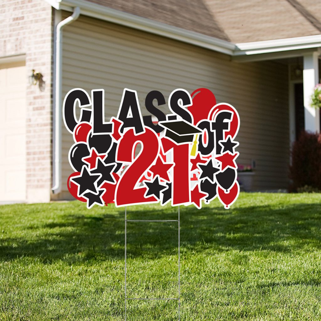 New! Shaped Graduation Yard Signs - Crafted for you