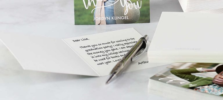 Say thank you with class. - Crafted for you