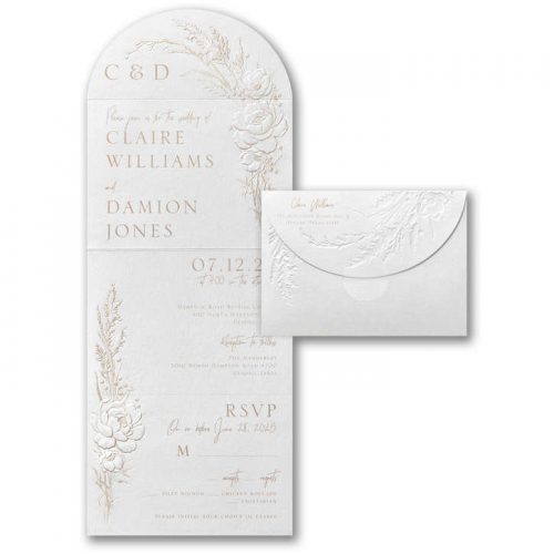 The Allure of Arch-Shaped Wedding Invitations - Crafted for you