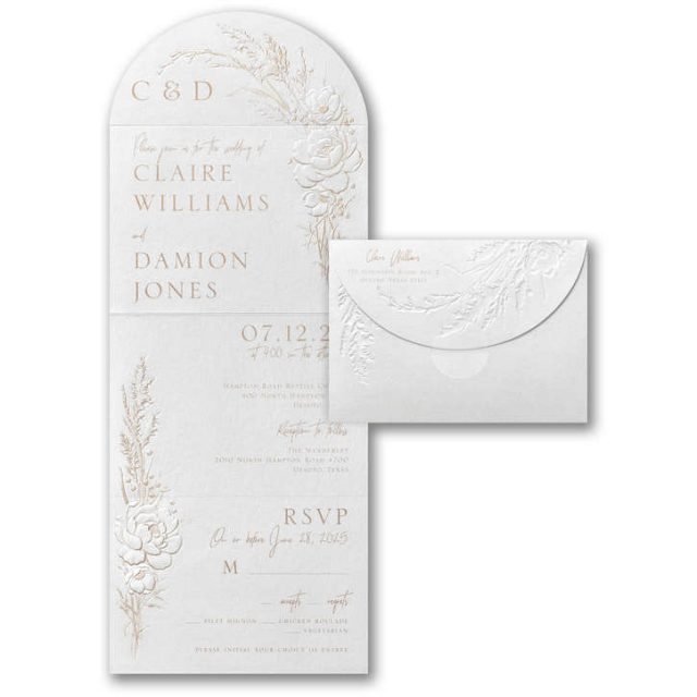 The Allure of Arch-Shaped Wedding Invitations - Crafted for you