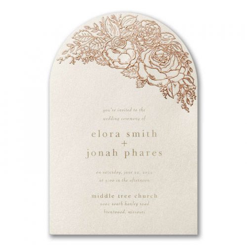The Allure of Arch-Shaped Wedding Invitations - Crafted for you